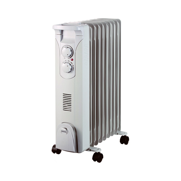ELEKTRIČNI RADIATOR 2000W + 400W VENTILATOR, 9 REBER, OLJNI | Topdom