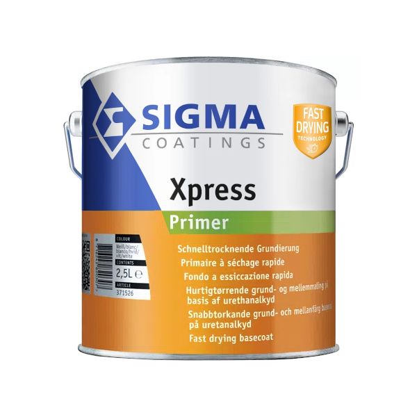 TEMELJNI PREMAZ ZA LES IN KOVINO SIGMA XPRESS PRIMER 2,5l BEL | Topdom