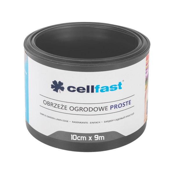 VRTNA OBROBA ZA TRATO, RAVNA 10cm x 9m GRAFITNA, CELLFAST | Topdom