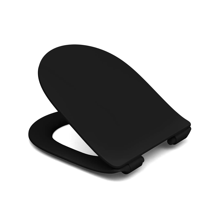 WC DESKA RAY SLIM, SOFTCLOSE, SNEMLJIVA, ČRNA, HAMBERGER | Topdom