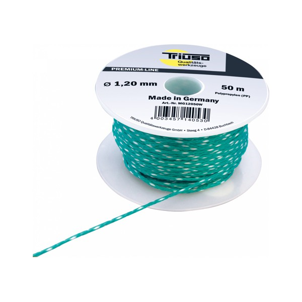 ZIDARSKA VRVICA 1,7mm x 100m ZELENO-BELA, TRIUSO | Topdom